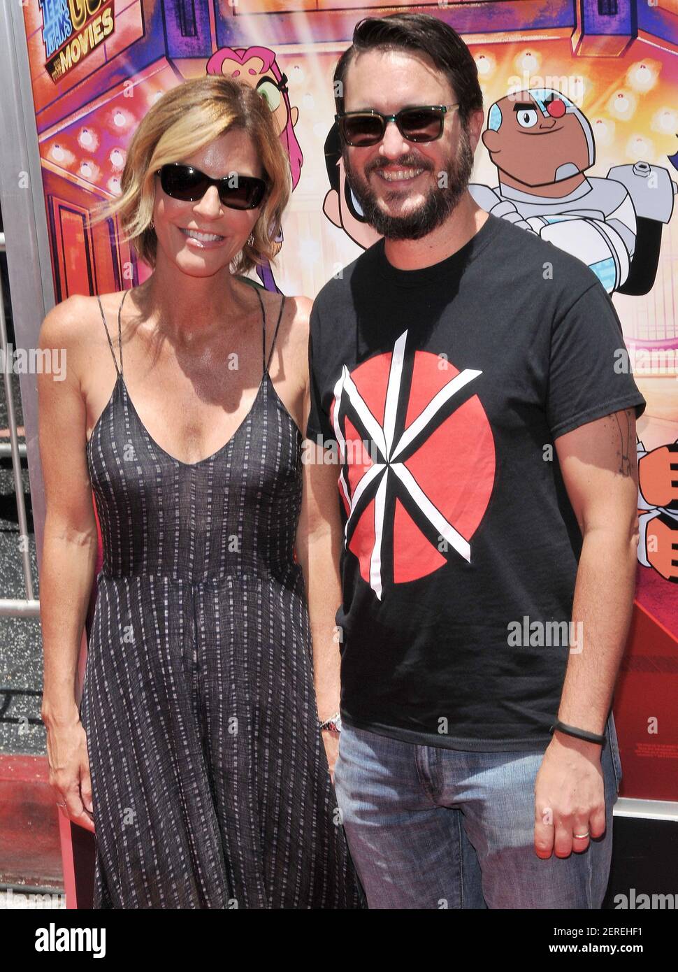 (L-R) Anne Wheaton and Wil Wheaton at the "Teen Titans Go! To The ...