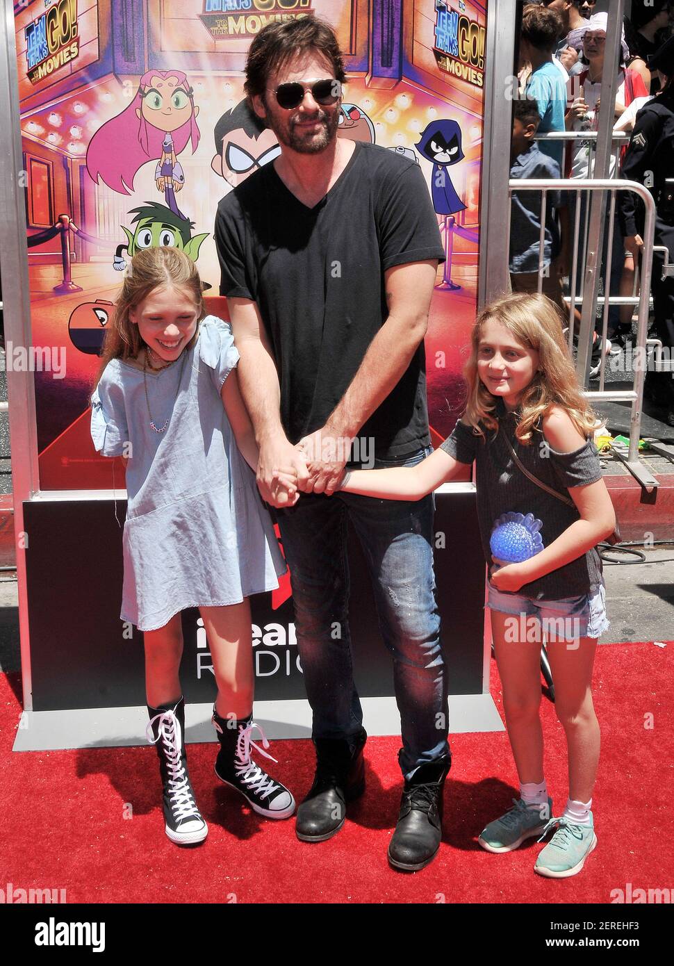 Billy Burke and Daughters arrives at the "Teen Titans Go! To The Movies ...