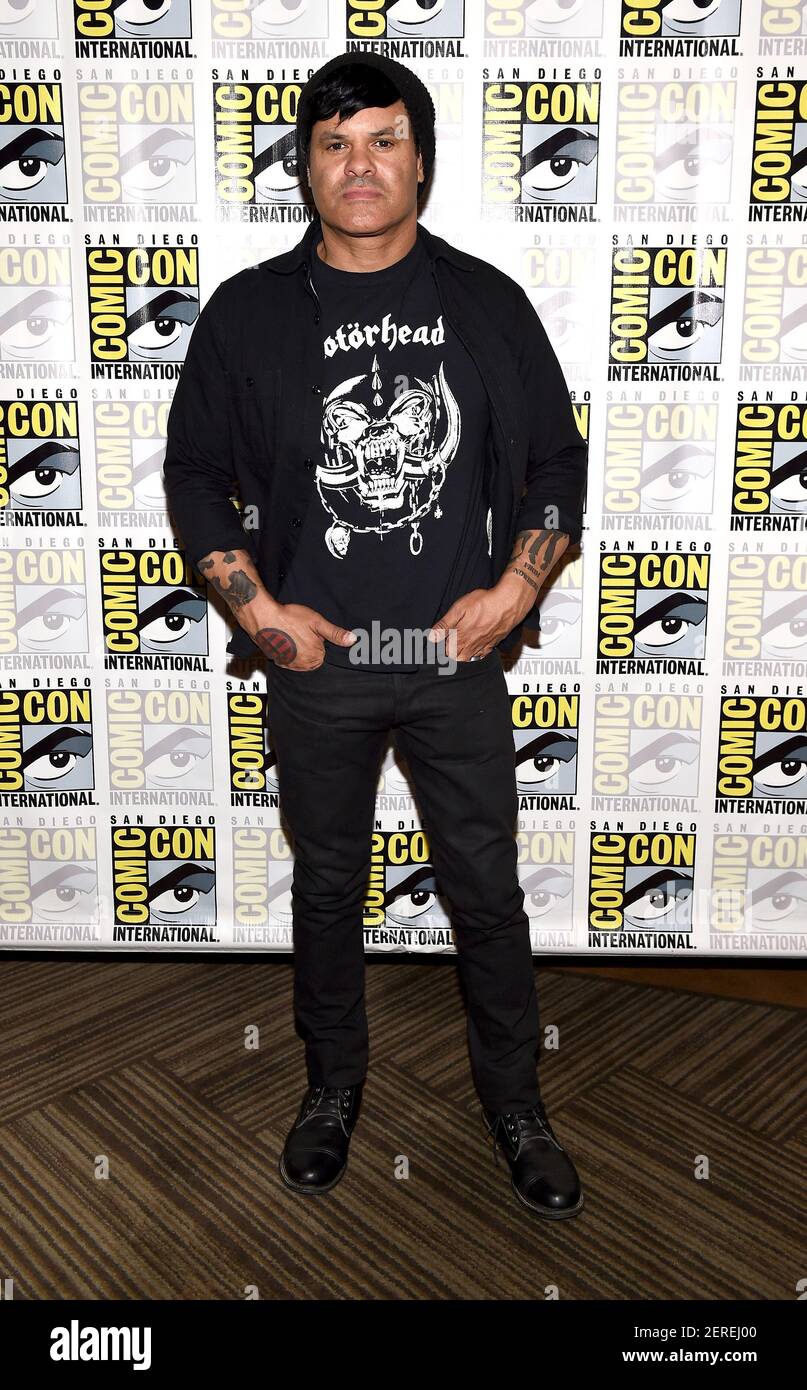 SAN DIEGO - JULY 22: Creator Elgin James during the MAYANS M.C. press ...