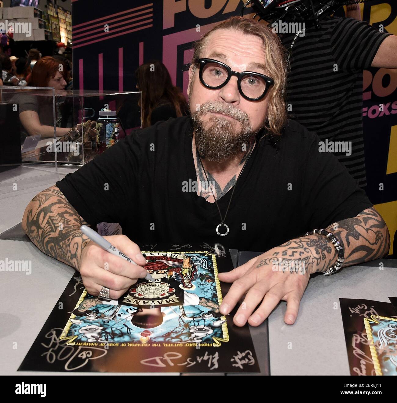 SAN DIEGO - JULY 22: Creator Kurt Sutter during the MAYANS M.C. booth ...