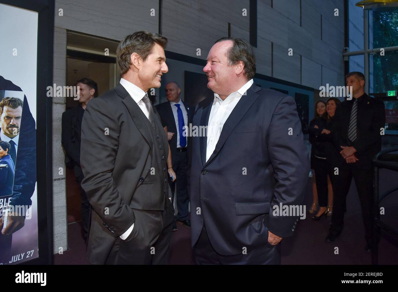 Tom Cruise and Robert Bakish attend the "Mission: Impossible -Fallout ...