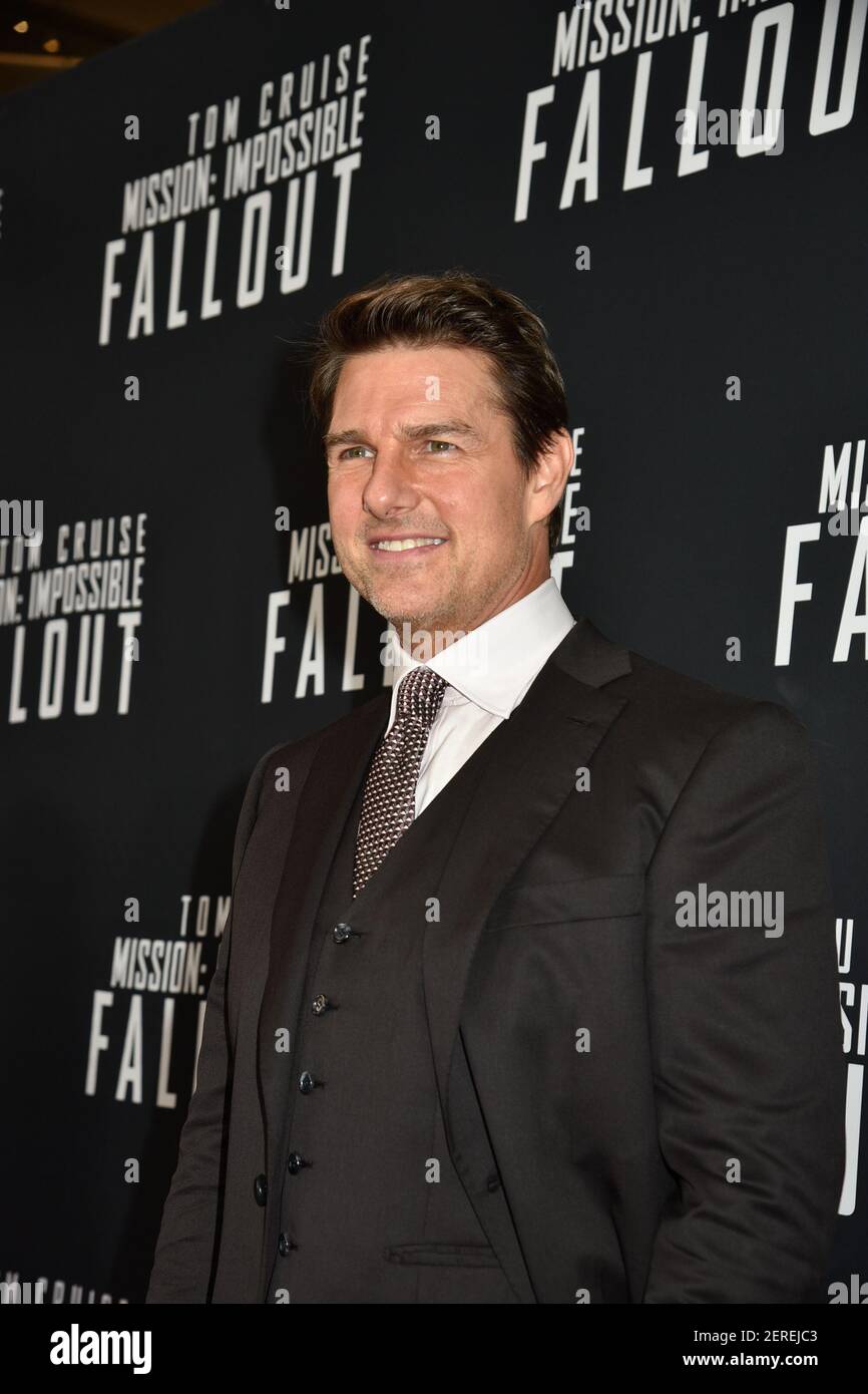 Actor Tom Cruise attends the "Mission: Impossible -Fallout" US Premiere ...