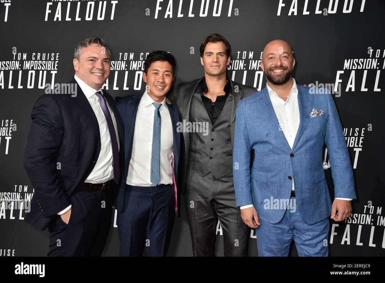 Jason Hodes, Philip Sun, Henry Cavill, Brad Slater attends the "Mission ...