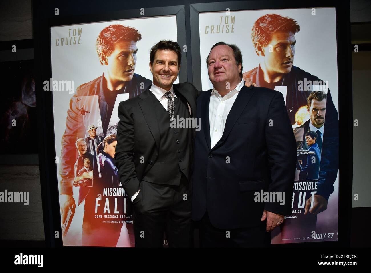 Tom Cruise and Robert Bakish attend the "Mission: Impossible -Fallout ...