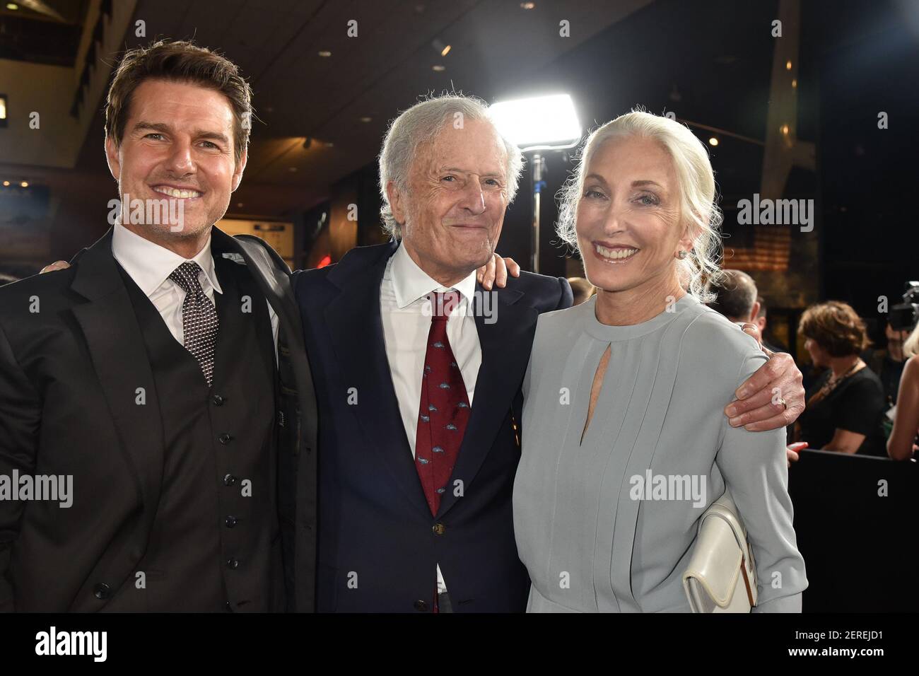 Actor Tom Cruise, Bert Fields, Barbara Guggenheim attend the "Mission ...