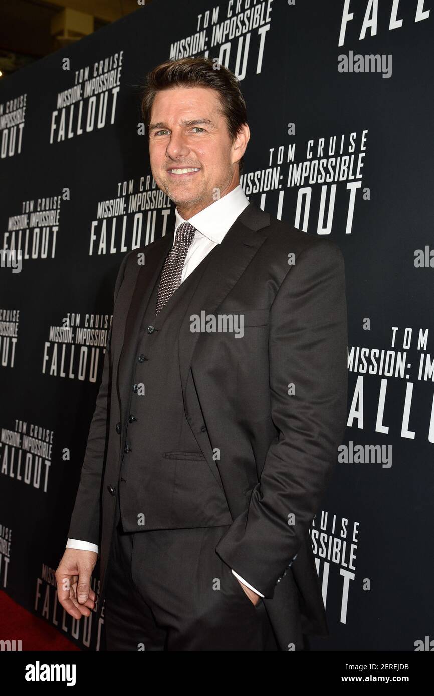 Actor Tom Cruise attends the "Mission: Impossible -Fallout" US Premiere ...