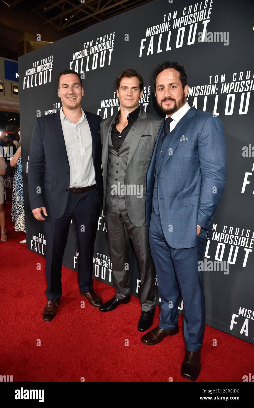 Charley Cavill, Henry Cavil, and Ben Blankenship attend the "Mission ...