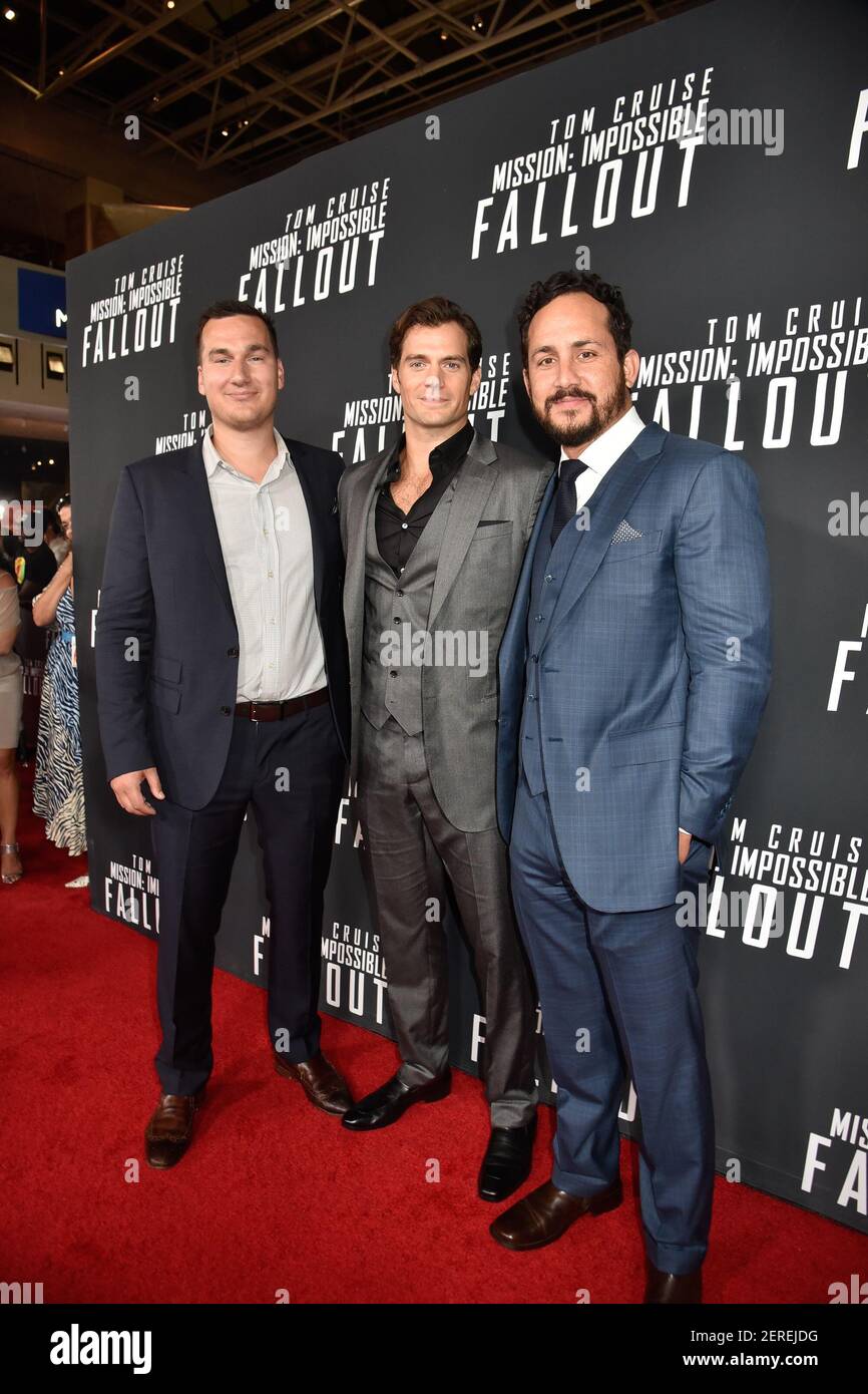 Charley Cavill, Henry Cavil, and Ben Blankenship attend the "Mission ...