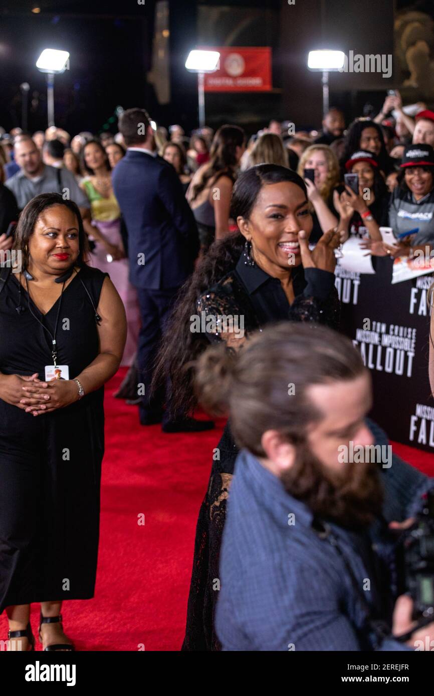 Actress Angela Bassett who plays "Erika Sloane" in Mission: Impossible ...