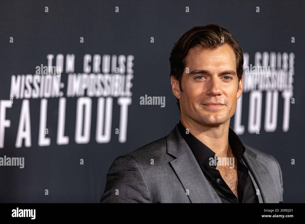 Actor Henry Cavill who plays "August Walker" in Mission: Impossible ...