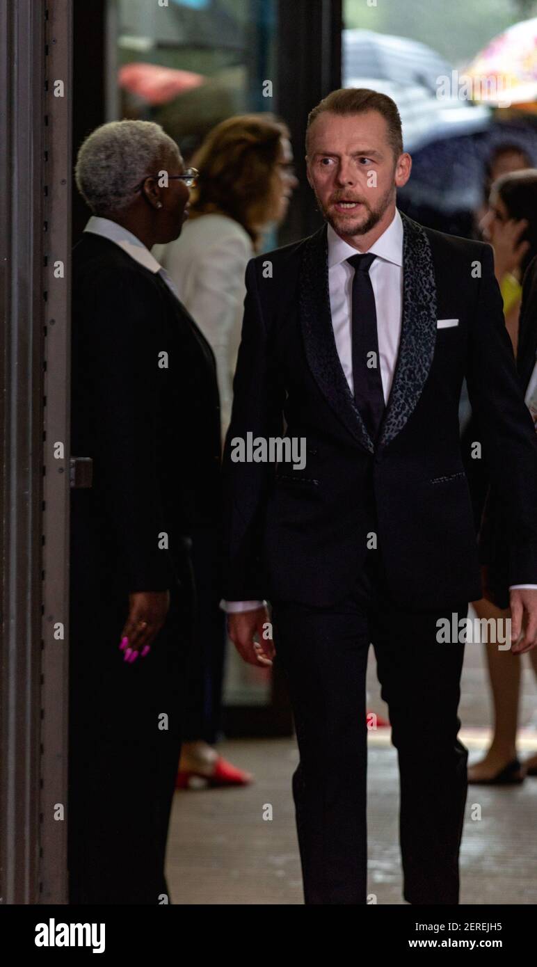 Actor Simon Pegg, who plays "Benji Dunn" in Mission: Impossible ...