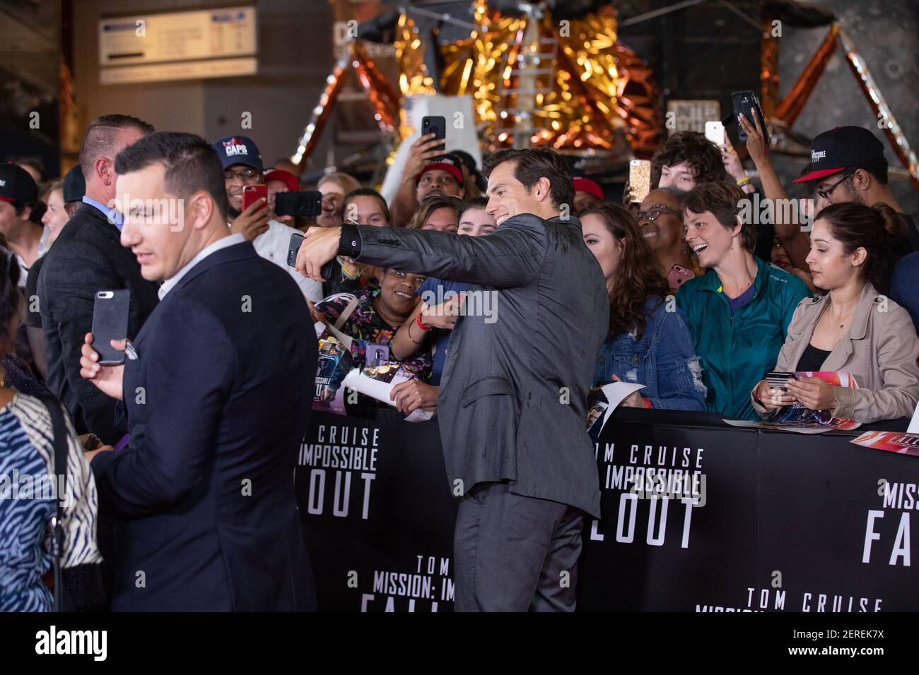 Actor Henry Cavill who plays "August Walker" in Mission: Impossible ...