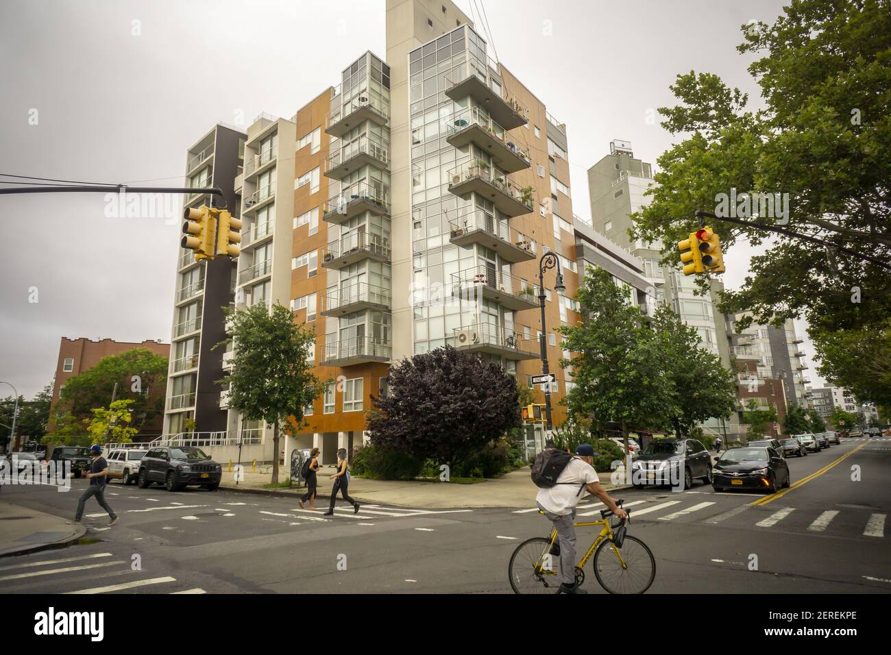 Buildings and development in the Greenpoint neighborhood of Brooklyn on ...