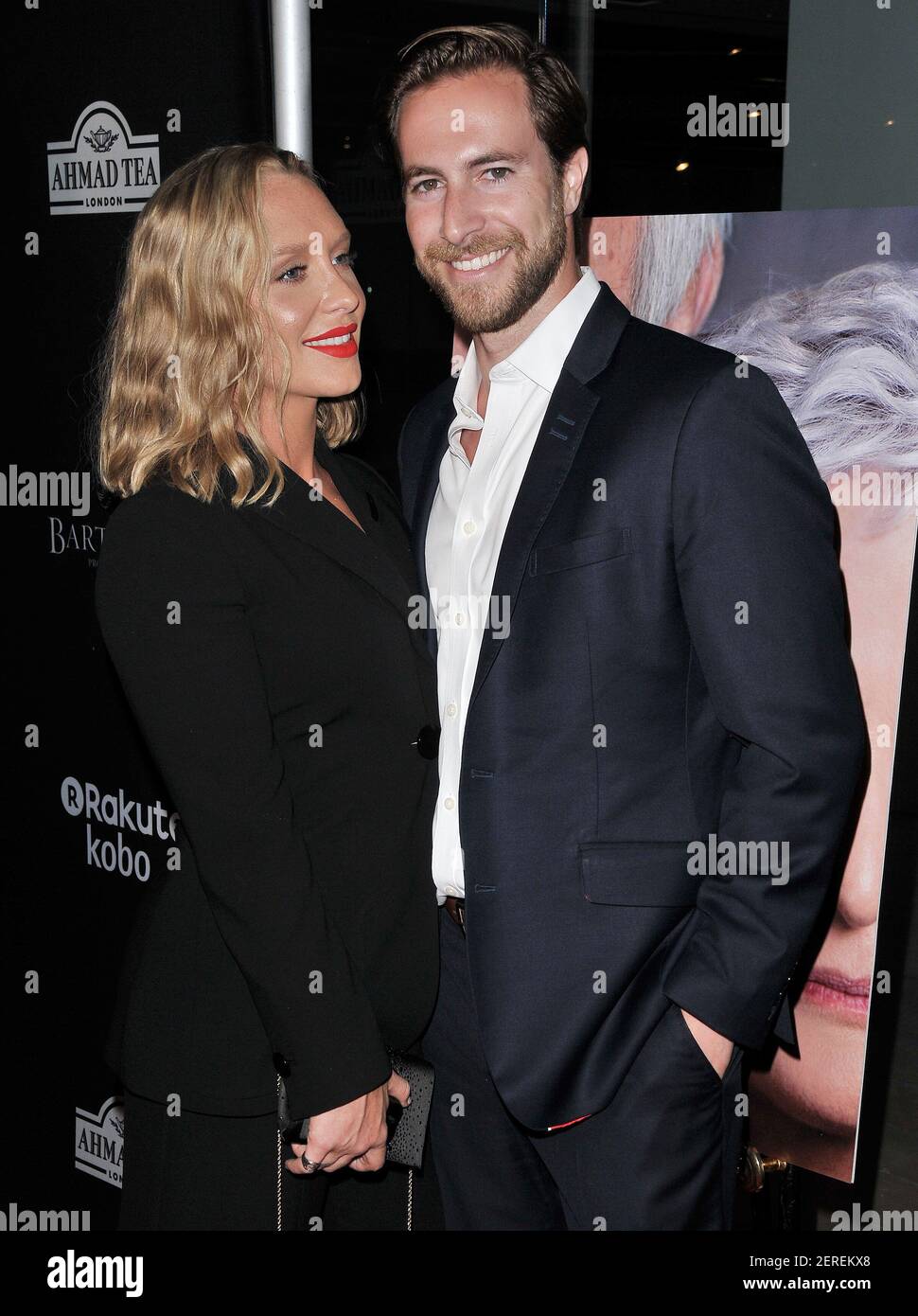 (L-R) Annie Starke and Husband Marc Albu at "The Wife" Los Angeles ...