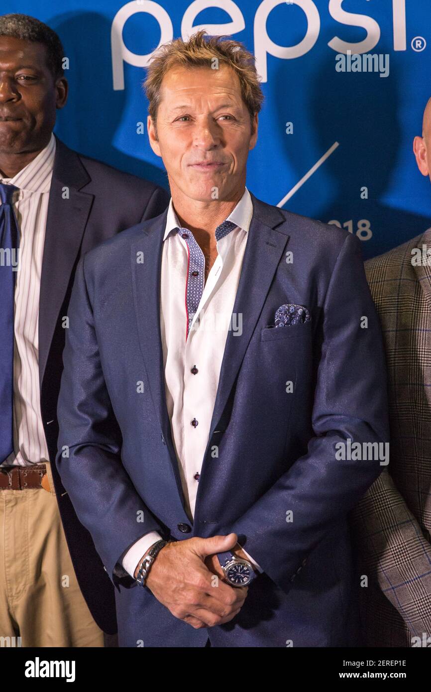 Ron Duguay at Madison Square Garden as MSG unveils a new signature ...