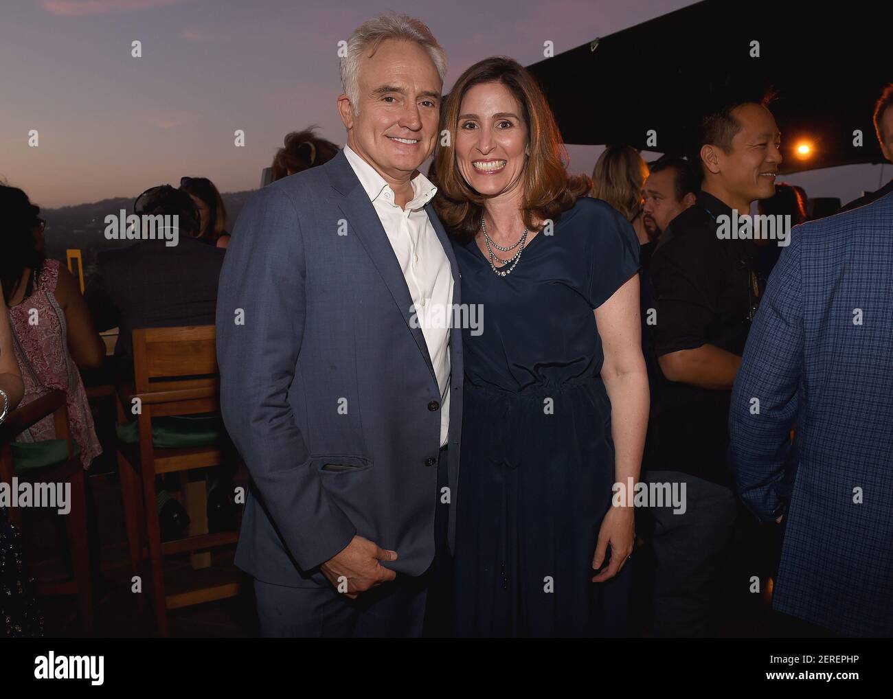 BEVERLY HILLS - JULY 24: Bradley Whitford and Carolyn Bernstein (EVP ...