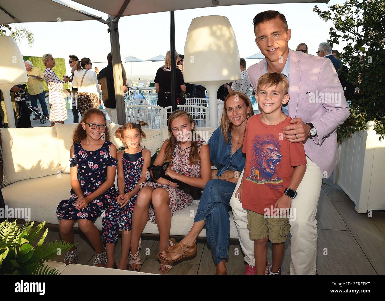 BEVERLY HILLS - JULY 24: Jeff Hephner and family at National Geographic ...