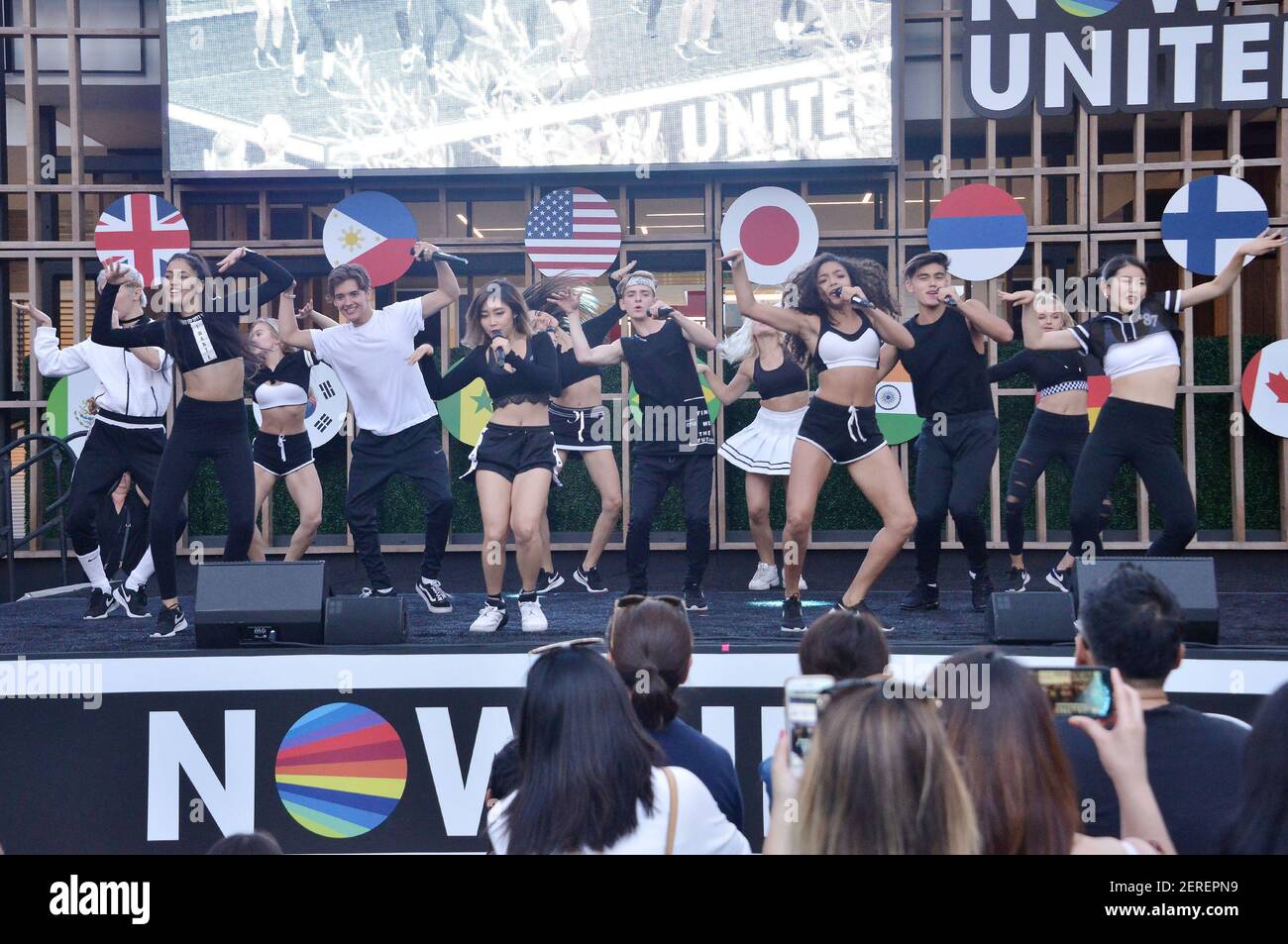 Simon Fuller's new Global Pop Group NOW UNITED at the NOW UNITED Live ...