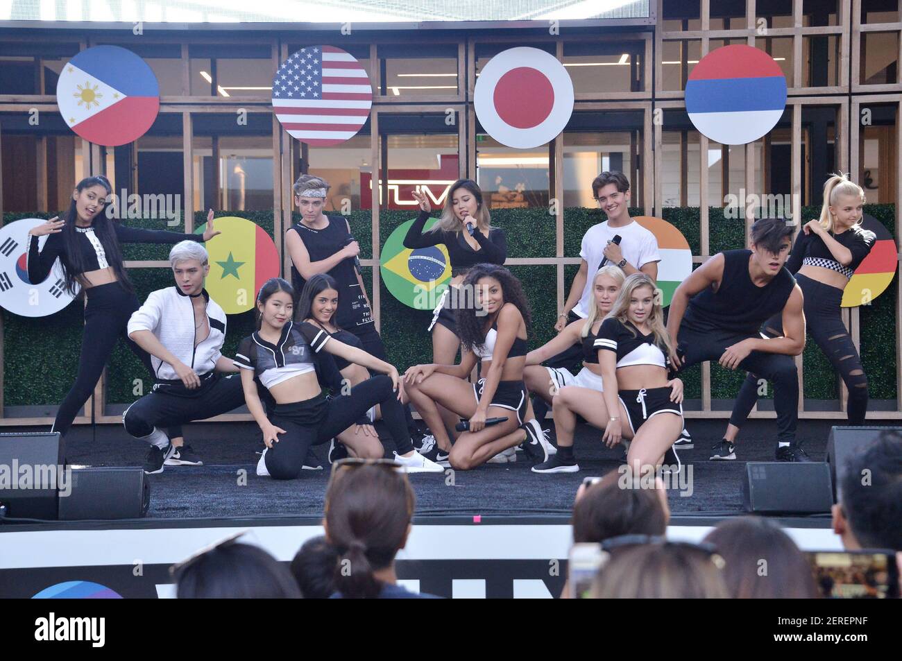 Simon Fuller's new Global Pop Group NOW UNITED at the NOW UNITED Live ...