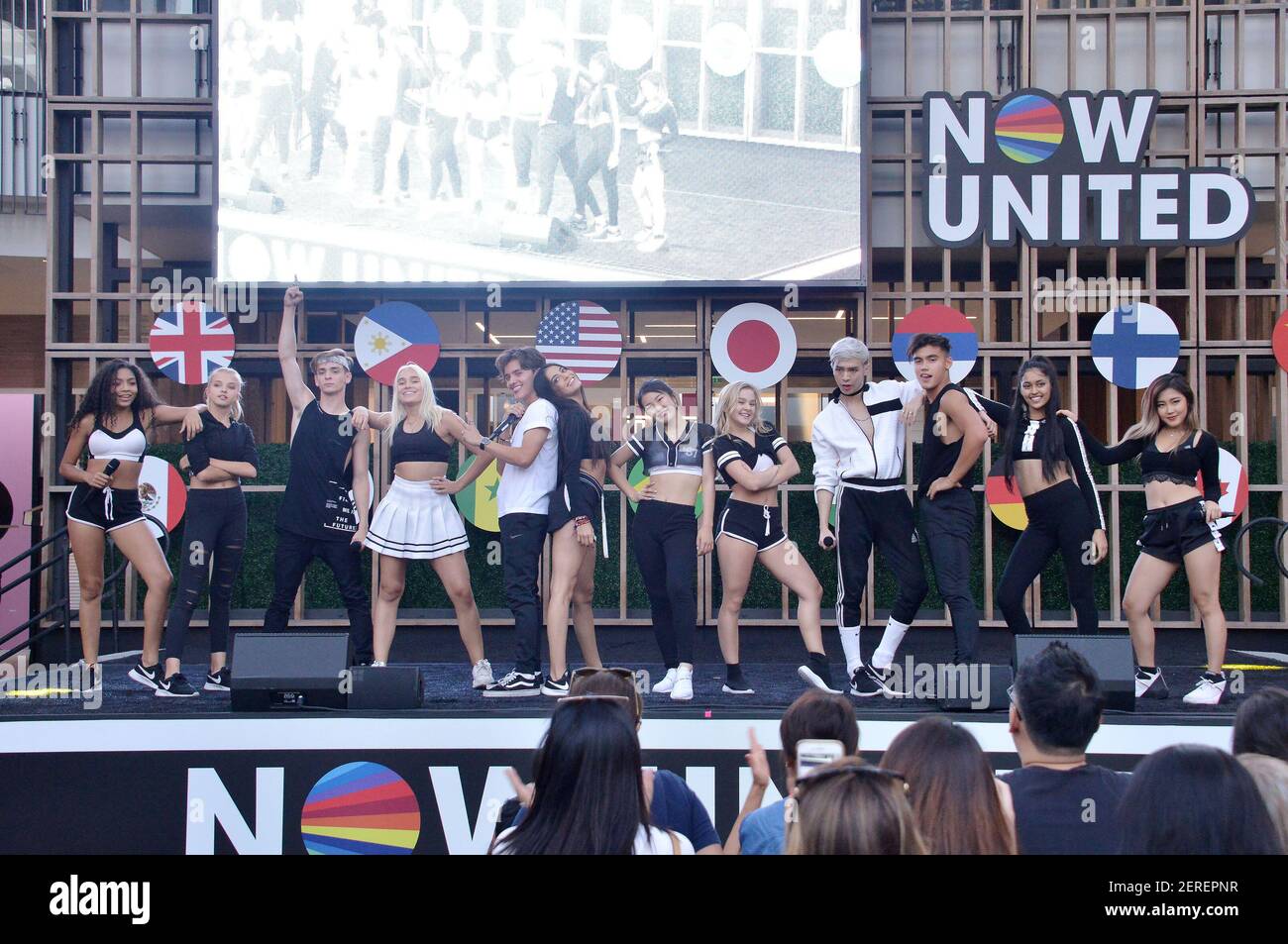 Simon Fuller's new Global Pop Group NOW UNITED at the NOW UNITED Live ...
