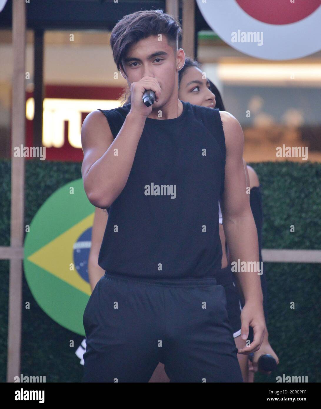 Bailey May of NOW UNITED at the NOW UNITED Live Performance held at the ...