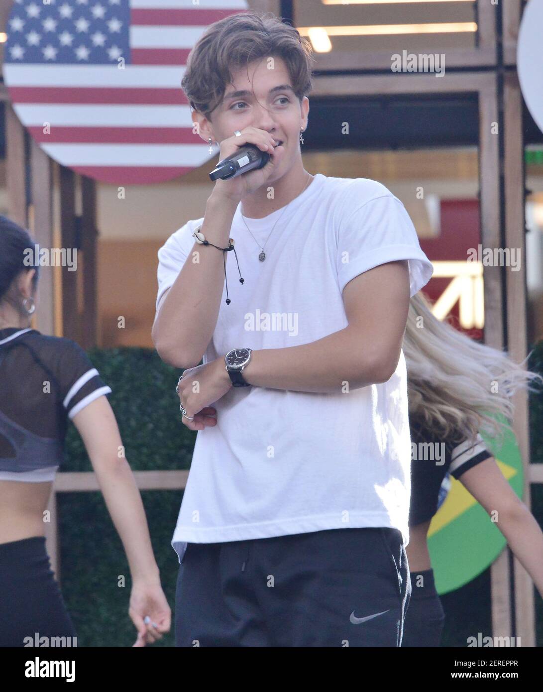 Noah Urrea of NOW UNITED at the NOW UNITED Live Performance held at the ...