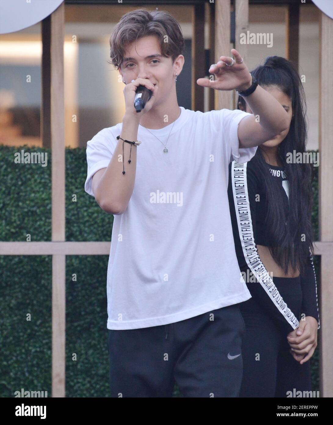 Noah Urrea of NOW UNITED at the NOW UNITED Live Performance held at the ...