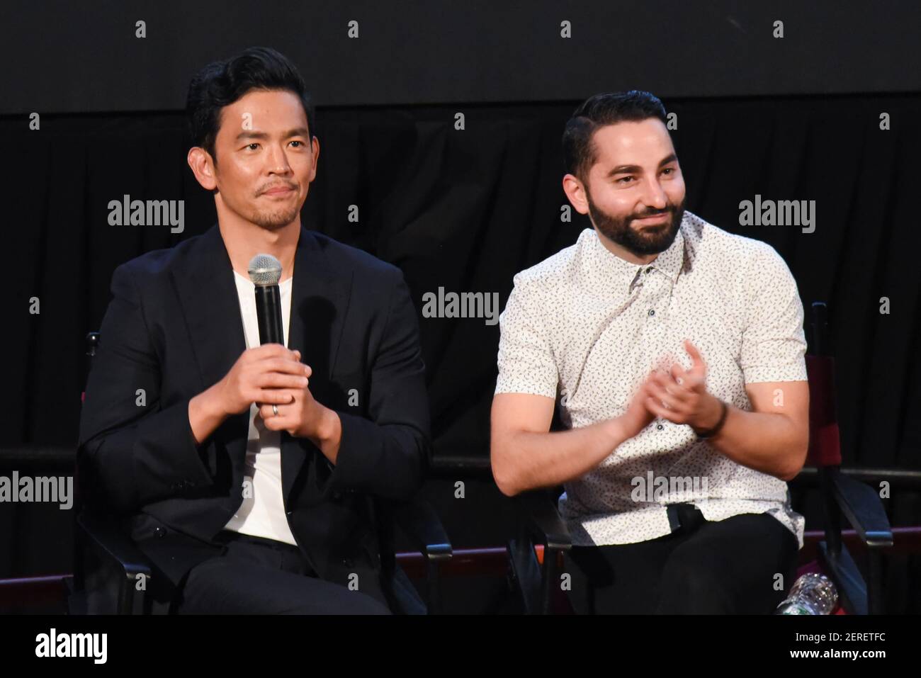 John Cho and Sev Ohanian attend Opening Night Screening of Searching at ...