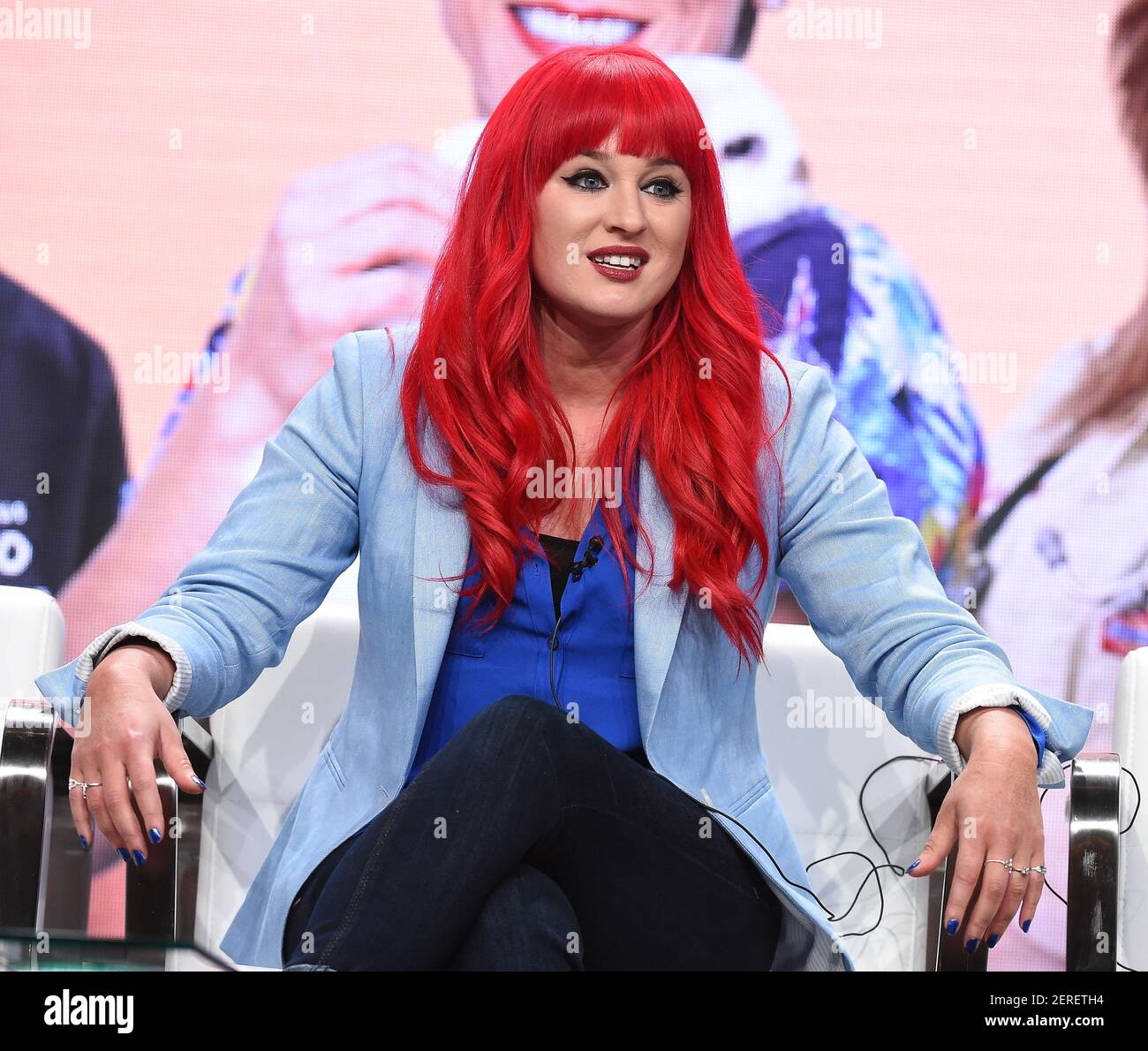 BEVERLY HILLS - JULY 25: Dogtographer Kaylee Greer attends the panel ...