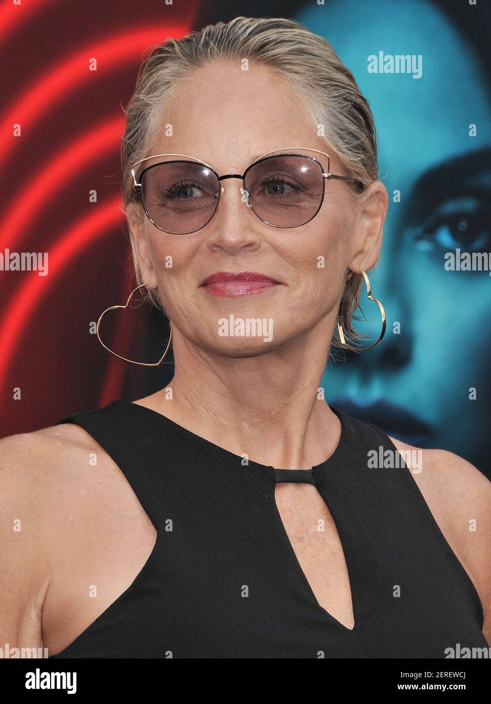 Sharon Stone arrives at "The Spy Who Dumped Me" Los Angeles Premiere ...