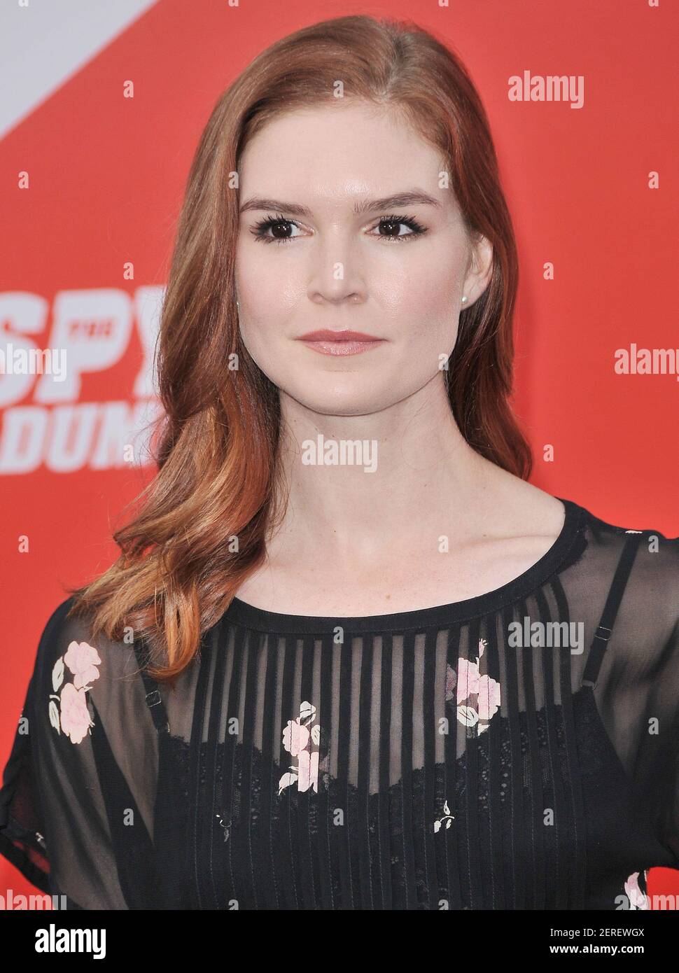 Emily Tyra arrives at "The Spy Who Dumped Me" Los Angeles Premiere held ...