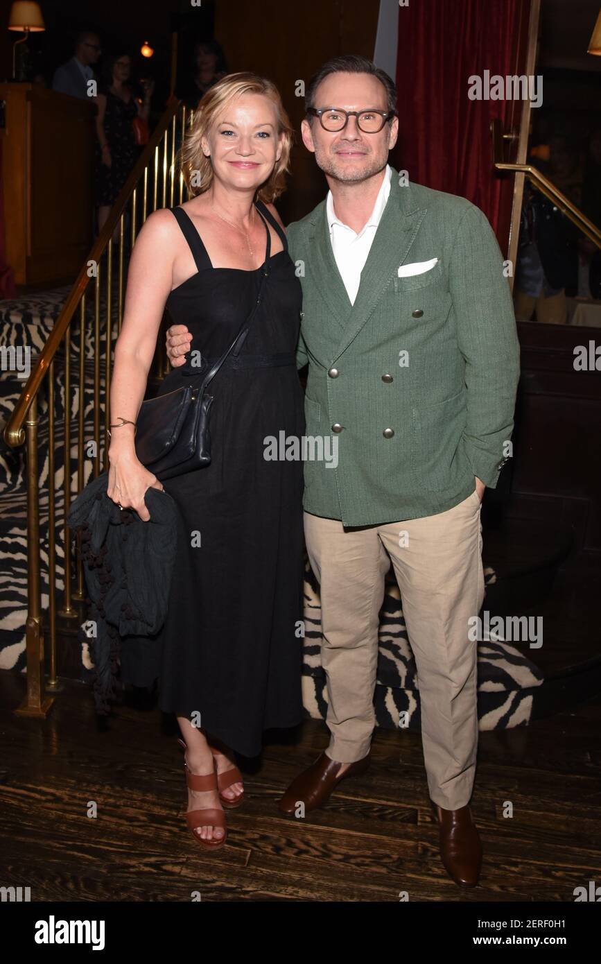 Samantha Mathis and Christian Slater attend Special New York Screening ...