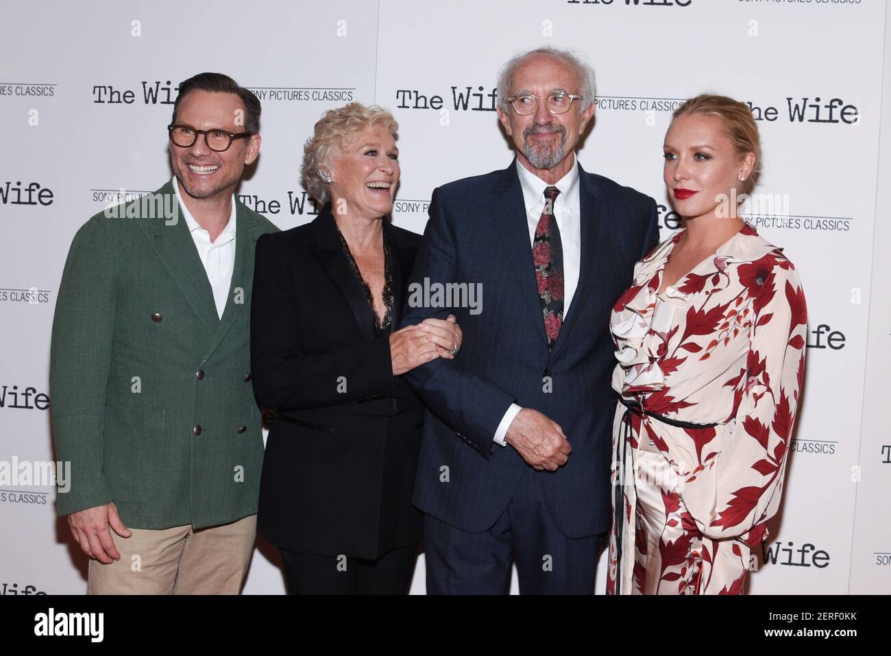 Christian Slater, Glenn Close, Jonathan Pryce and Annie Starke attend ...
