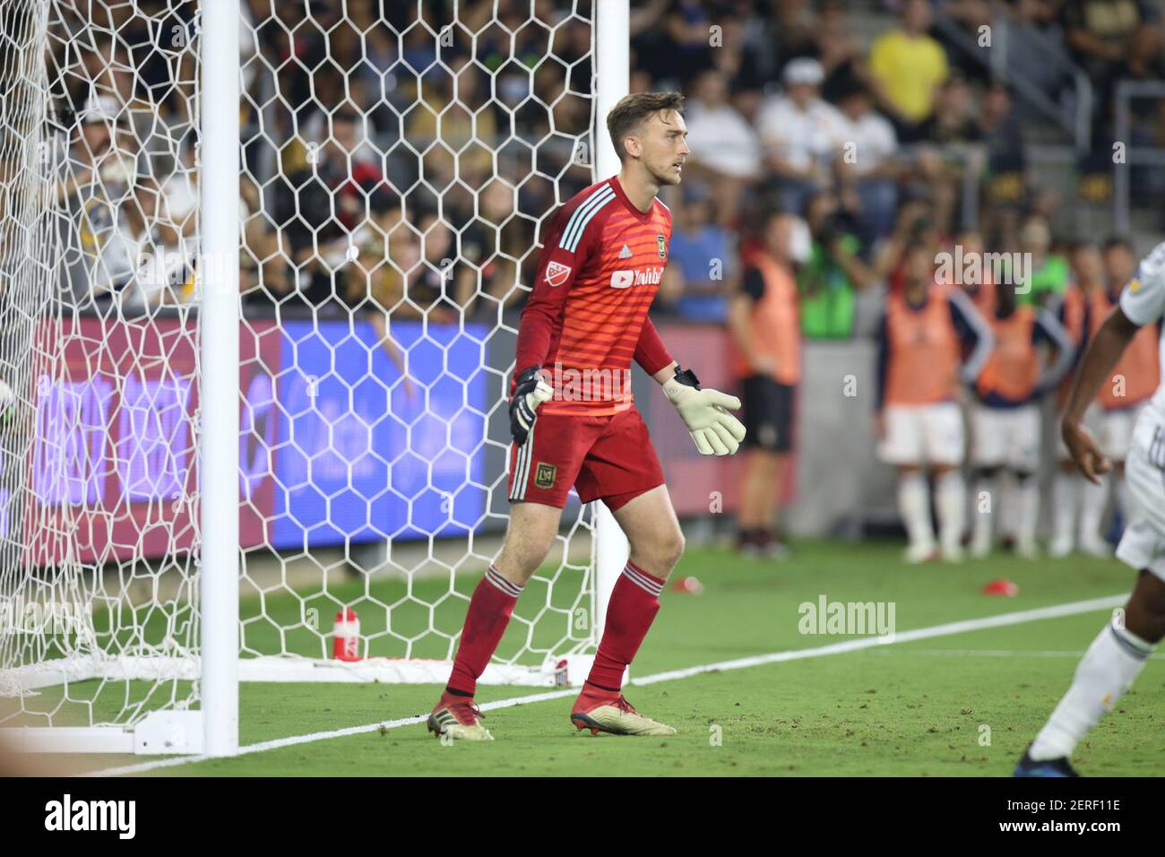 July 26, 2018 Los Angeles, CA..Los Angeles FC goalkeeper Tyler Miller ...