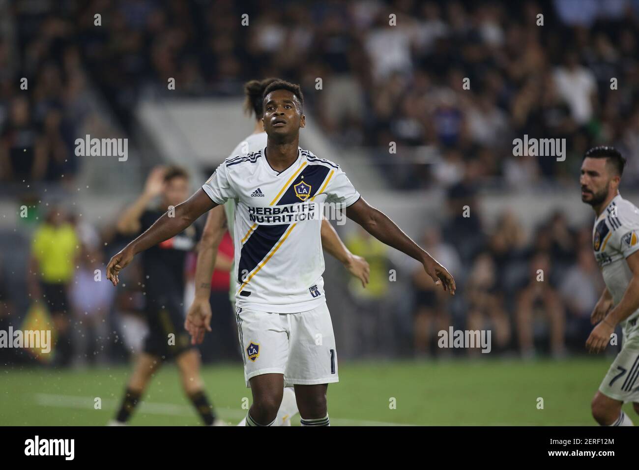 July 26, 2018 Los Angeles, CA..Los Angeles Galaxy forward Ola Kamara ...