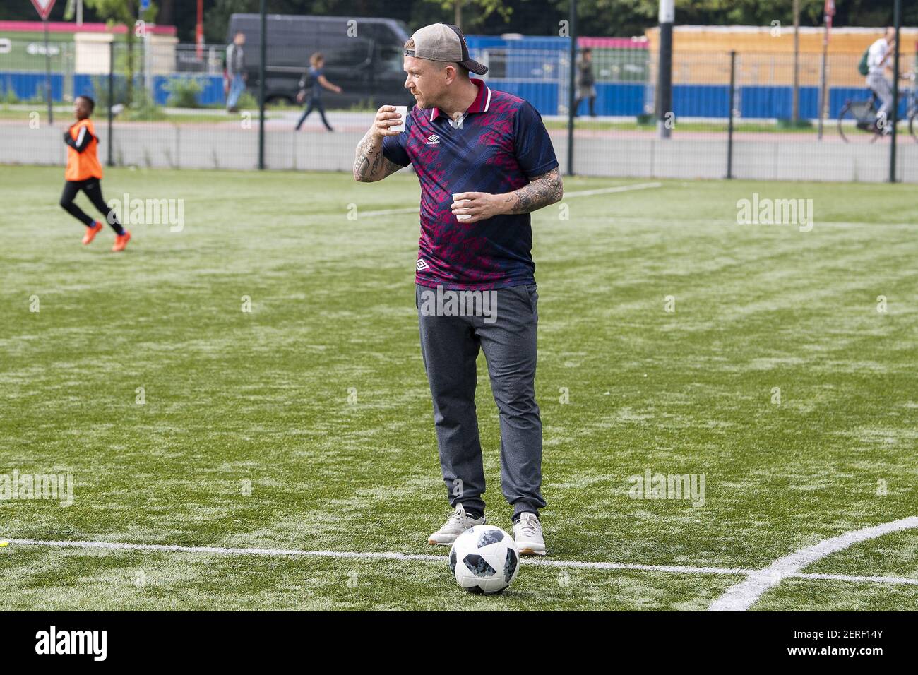 AMSTERDAM , 04-06-2018 , voetbal battle John de Mol - Esra Neter (Photo ...