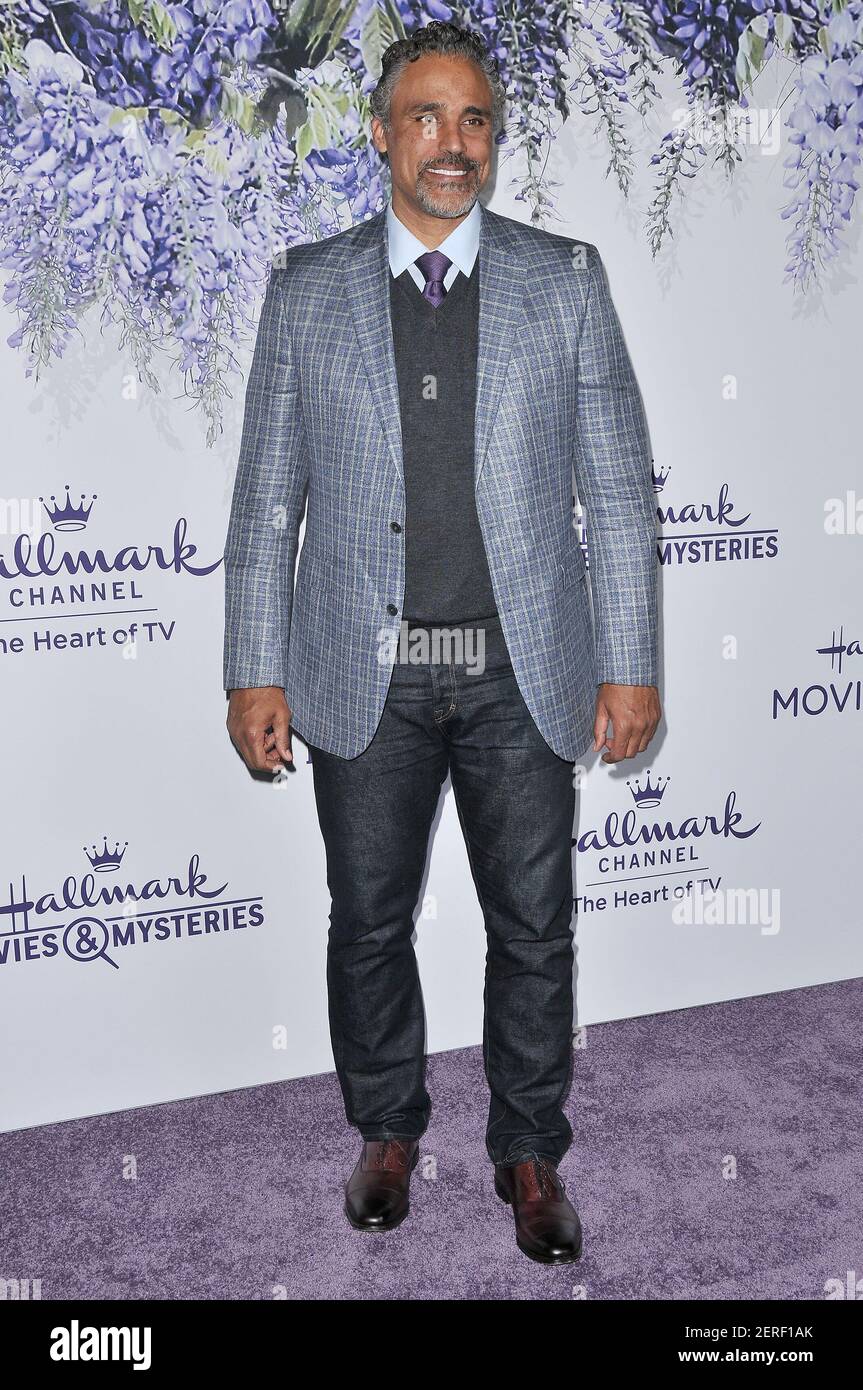 Rick Fox arrives at the Hallmark Channel and Hallmark Movies ...