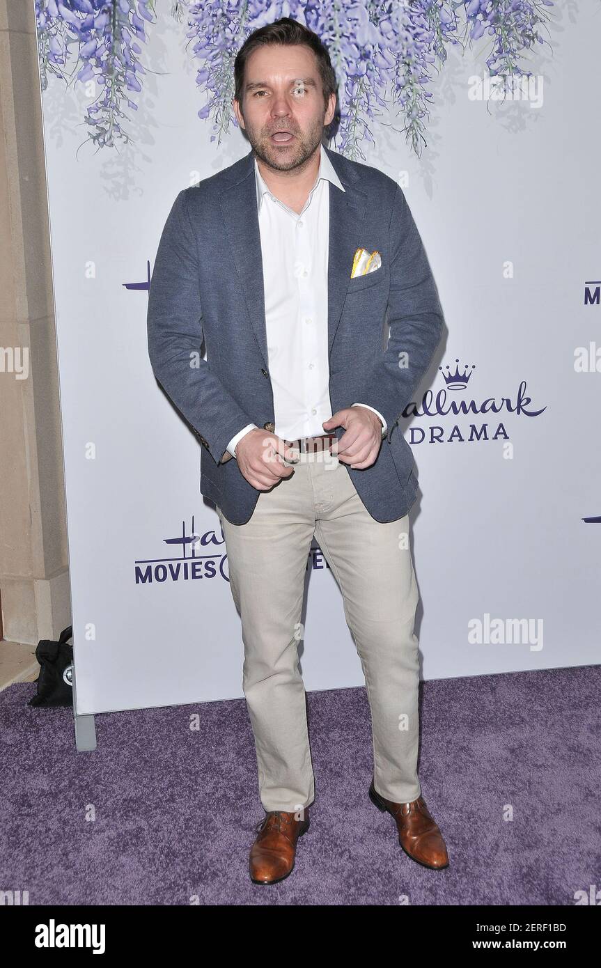 Geoff Gustafson arrives at the Hallmark Channel and Hallmark Movies ...