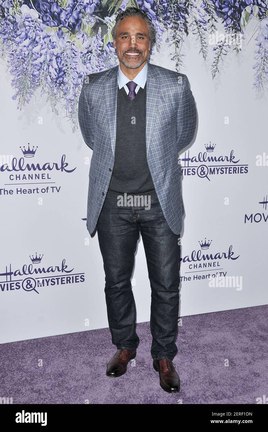 Rick Fox arrives at the Hallmark Channel and Hallmark Movies ...