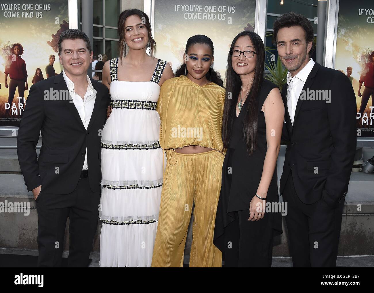 HOLLYWOOD, CA - JULY 26: Producer Dan Levine, Mandy Moore, Amandla ...
