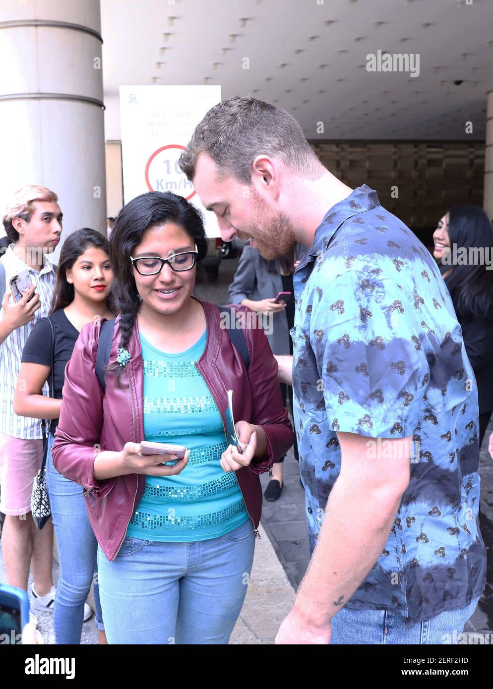 Sam Smith sighting with Fans in Mexico City, Mexico on July 26, 2018 ...