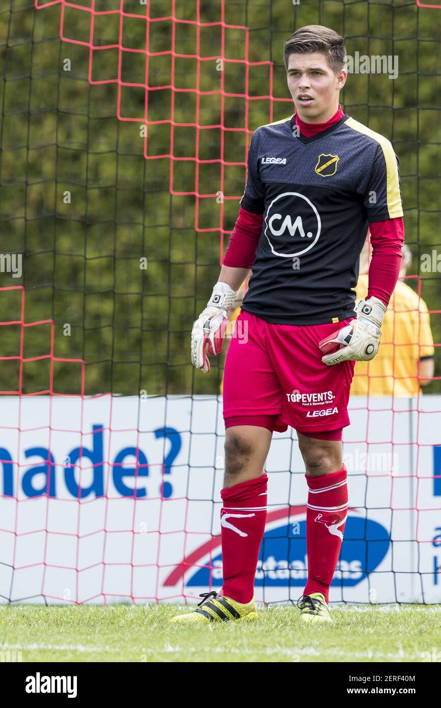 ZUNDERT - 28-07-2018, football, Dutch eredivisie, season 2018/2019, NAC goalkeeper Sem Custers ...