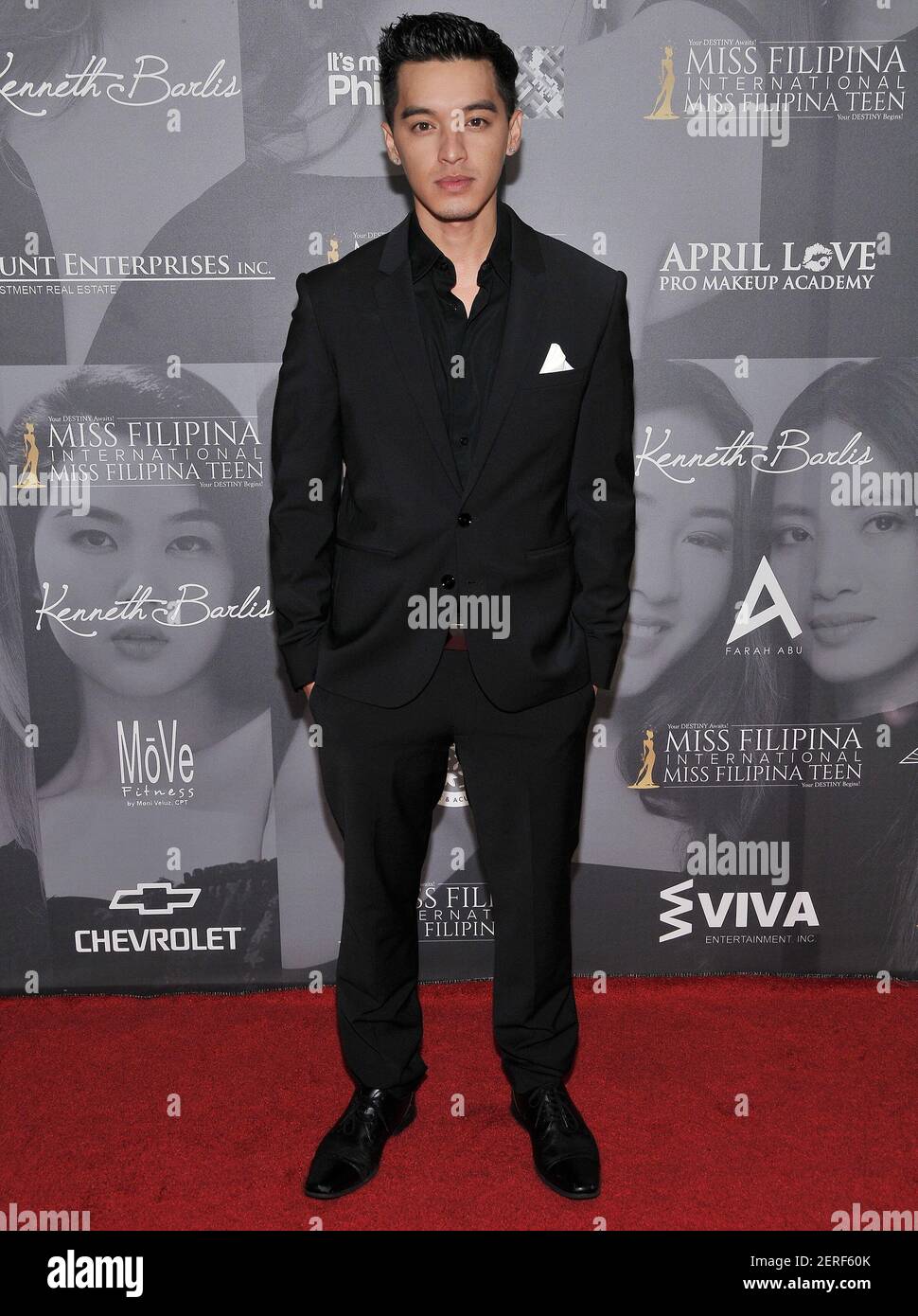 Actor Carlin James at the 2018 Miss Filipina International Beauty ...