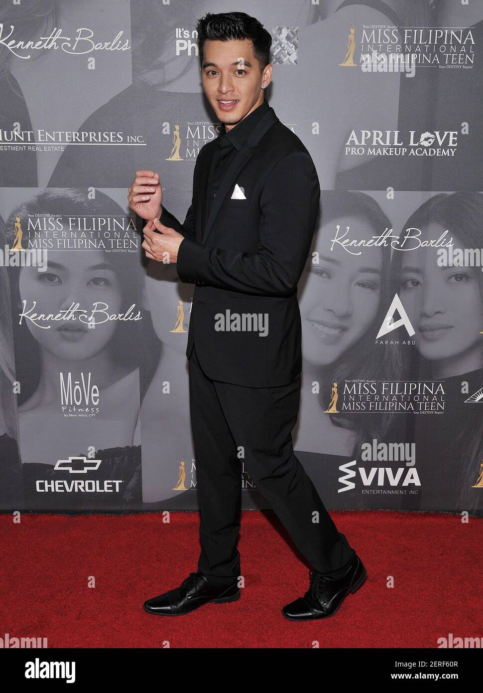 Actor Carlin James at the 2018 Miss Filipina International Beauty ...