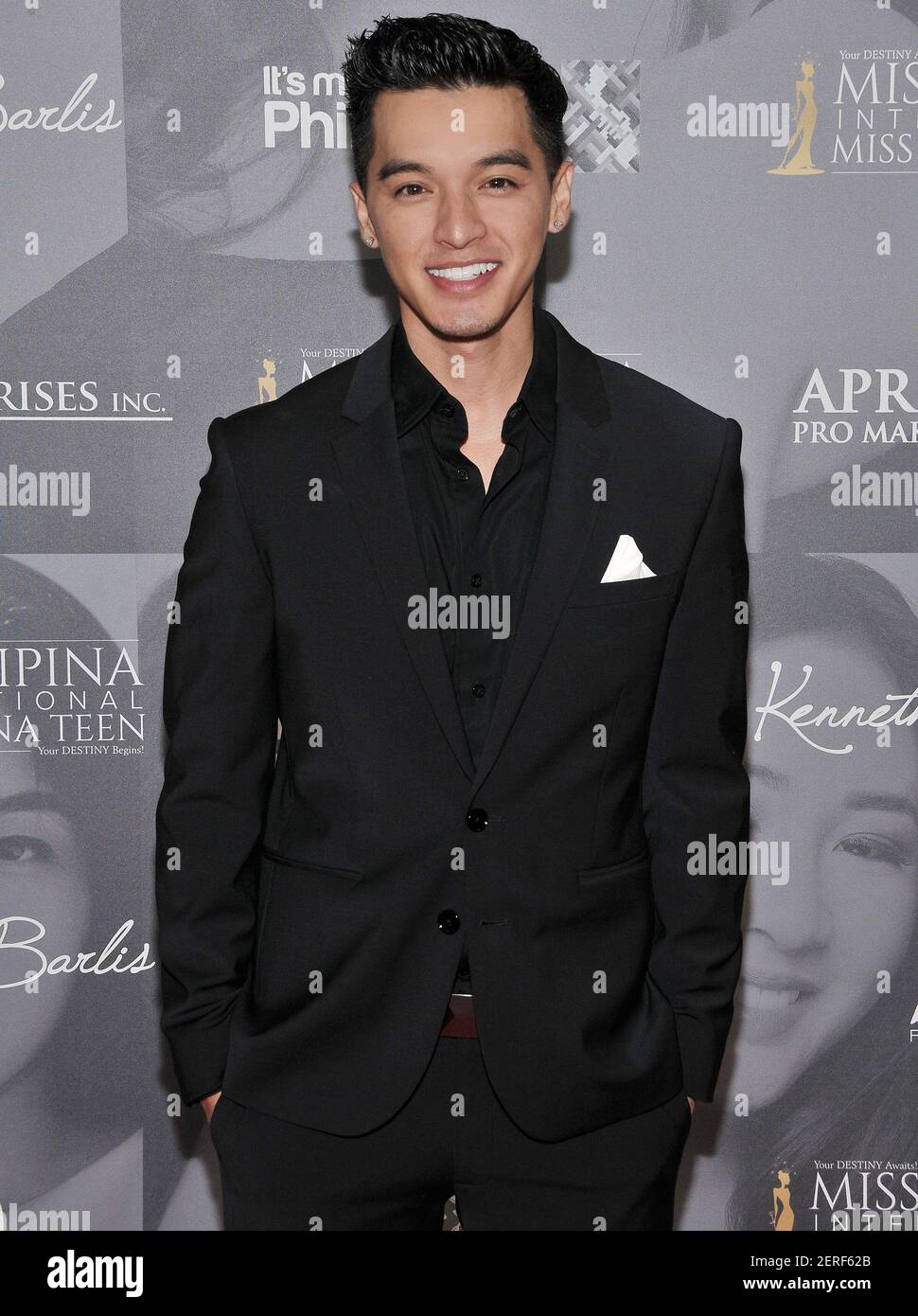 Actor Carlin James at the 2018 Miss Filipina International Beauty ...