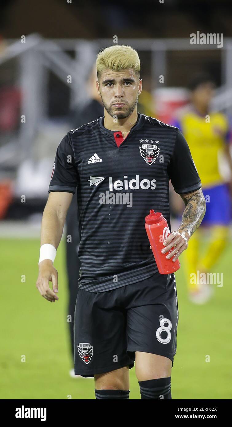 July 28, 2018: D.C. United Midfielder #8 Ulises Segura after a MLS ...
