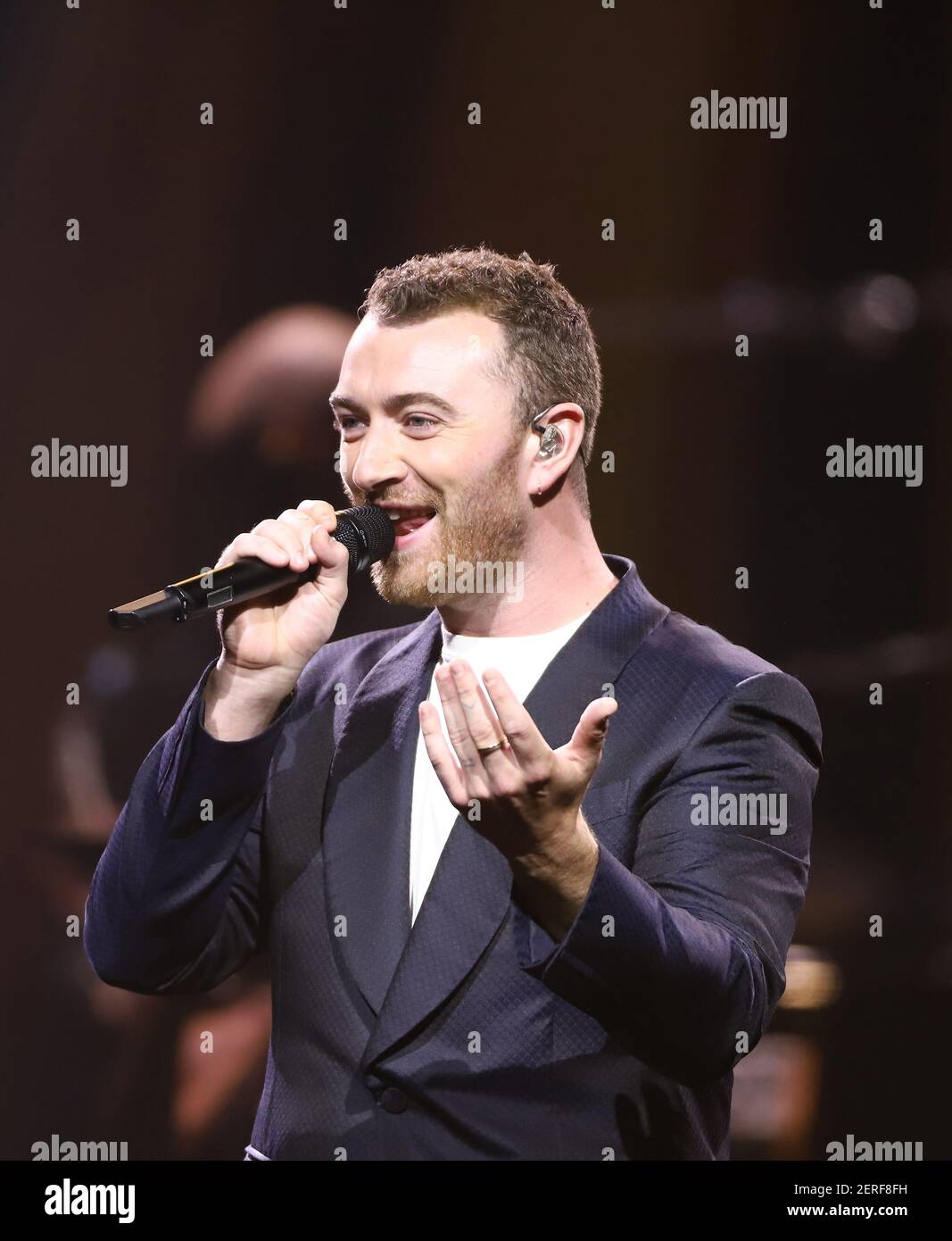 Sam Smith concert at Palacio de los deportes Mexico City, July 27 2018 ...