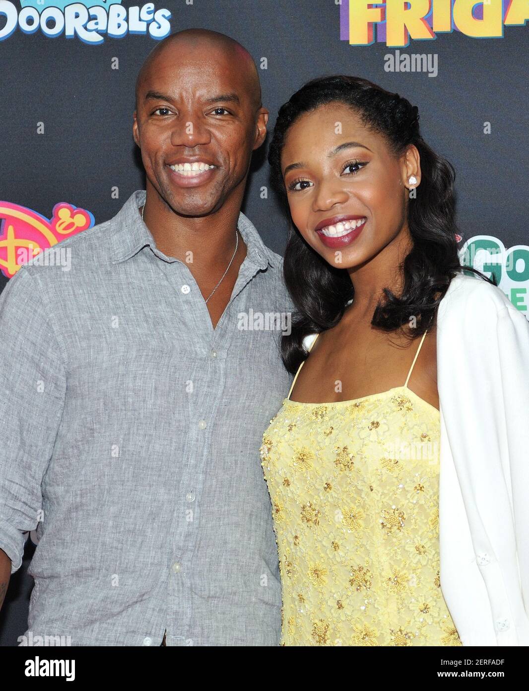 L-R: Actors Rodney Hicks and Hailey Kilgore attend the red carpet ...