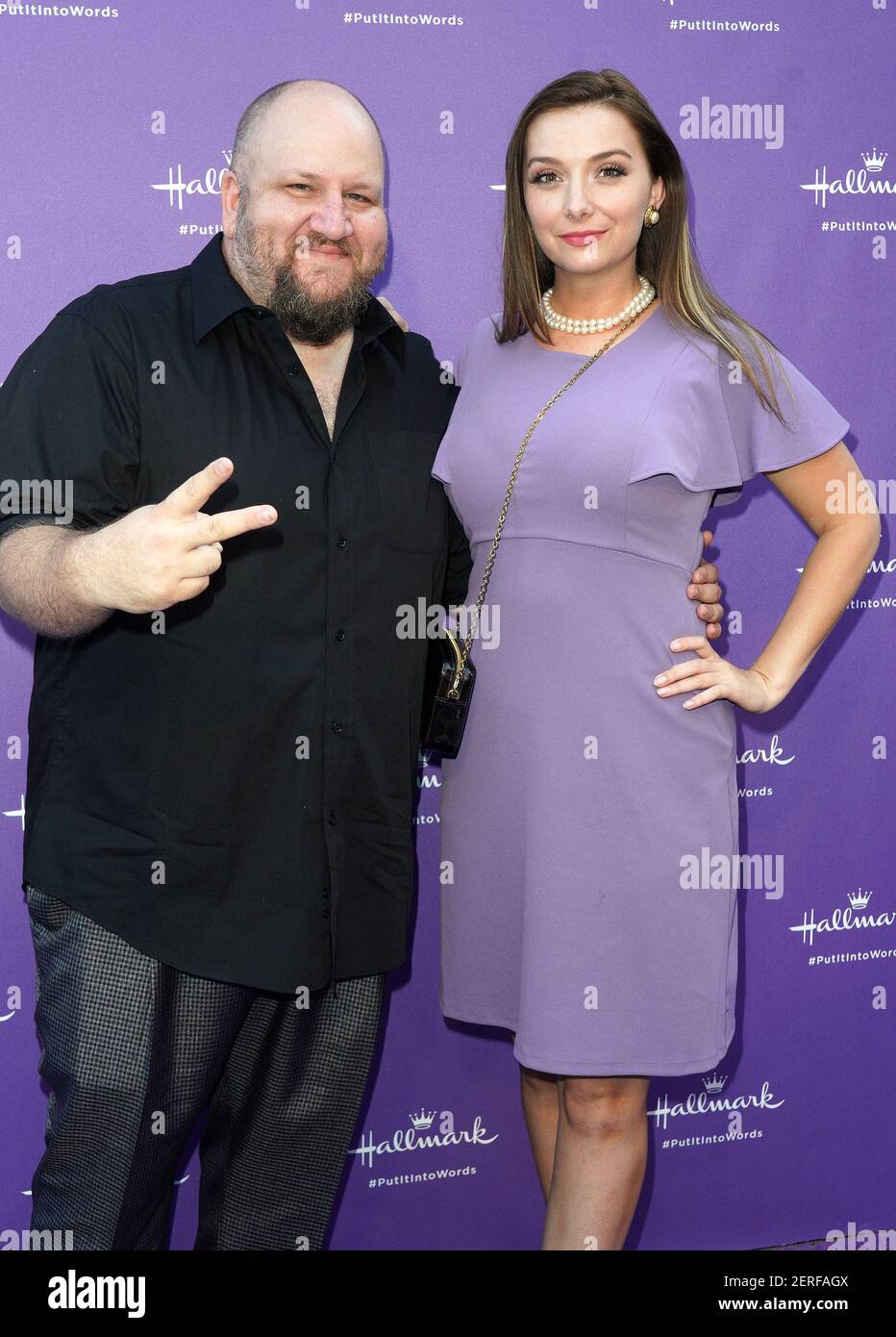 Stephen Kramer Glickman and Rachel Ann Mullins at Hallmark's 'Put it ...