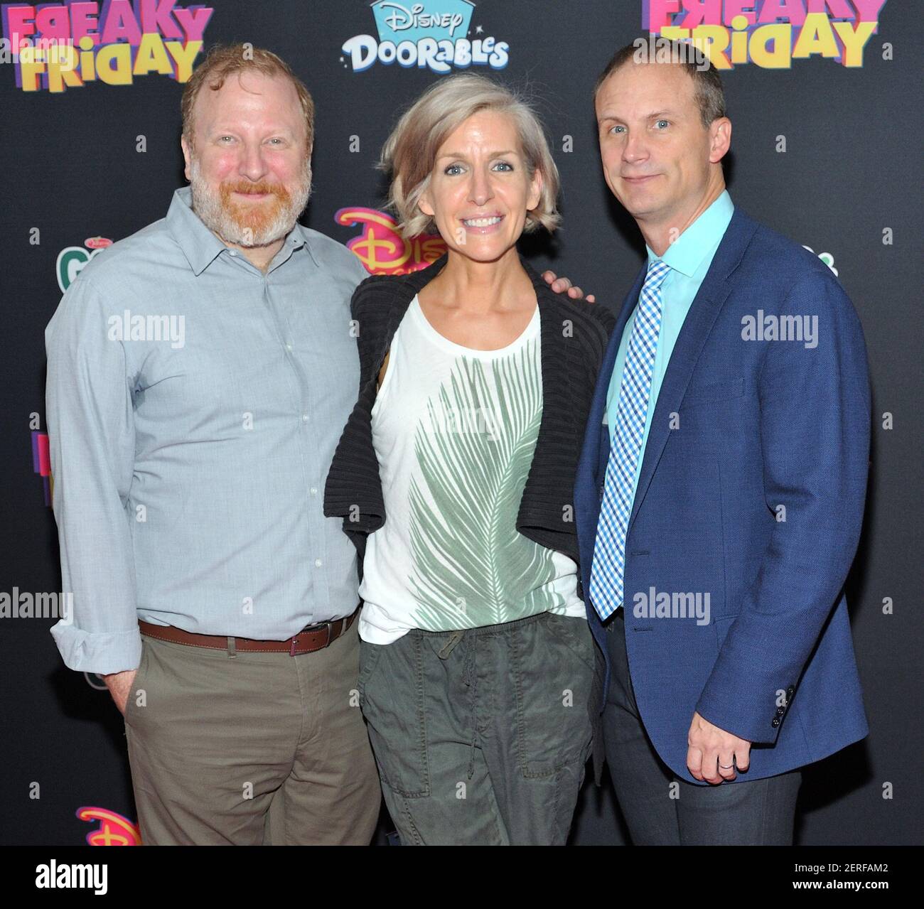 L-R: Jeff Bowen, Hunter Bell and Susan Blackwell attend the red carpet ...